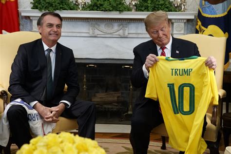 Trump Recebe Bolsonaro Na Casa Branca Sei Exatamente O Que Quero