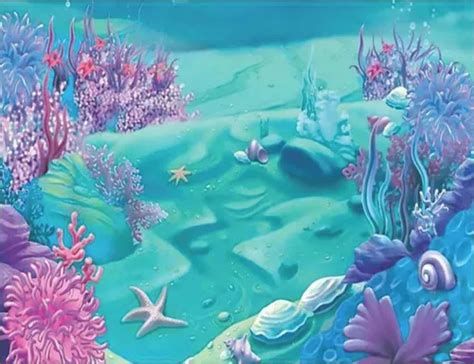 Painel Em Lona Fundo Do Mar X Mt
