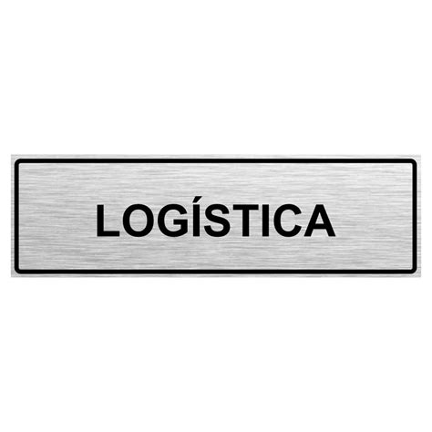 Placa De A O Escovado Setor De Log Stica