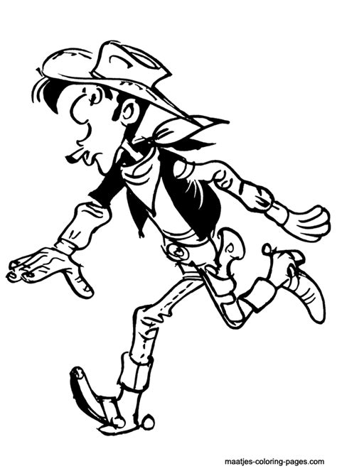 Dessins De Coloriage Lucky Luke Imprimer Sur Laguerche Page