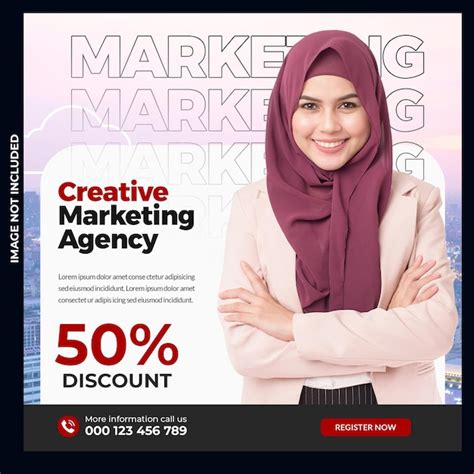 Premium PSD Creative Idea Digital Marketing Agency Template Social