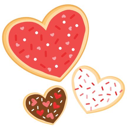 Clip Art Art Collectibles Valentine Sugar Cookie Personal Use