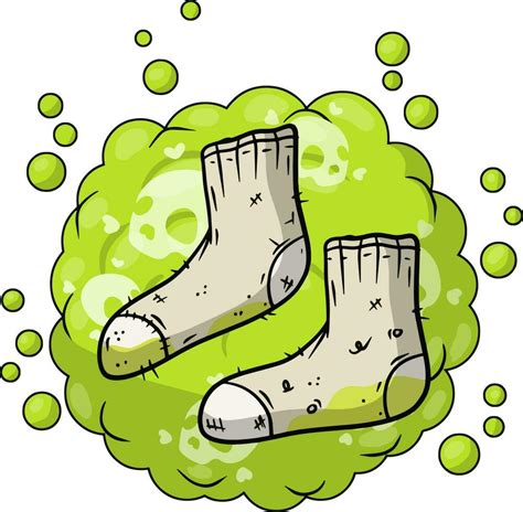 Dirty Sock Sloppy Clothes Stinky Toe Grey Object For Washing