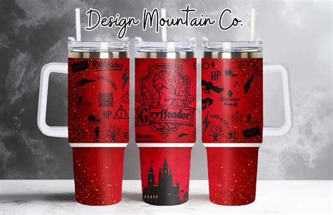 Gryffindor Harry Potter Movies Custom Stanley Cup 40 Oz 30 Oz Tumbler