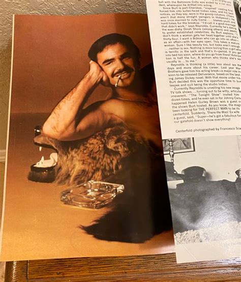 Vintage Cosmopolitan With Burt Reynolds Centerfold Photos The Woodlands