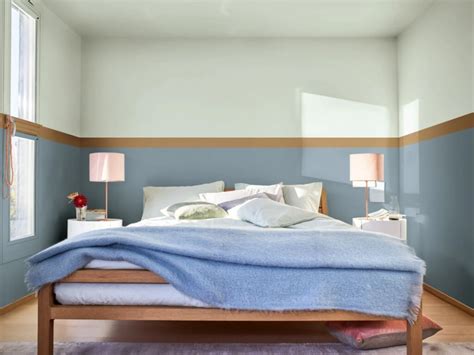 20 Eclectic Two Colour Combination For Bedroom Walls For 2022 Blue