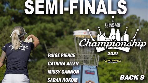 2021 Disc Golf Pro Tour Championship Semi Finals RD2 B9 Pierce