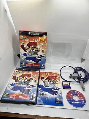Pokemon Box Ruby And Sapphire Gamecube Ntsc Complete Big Box