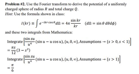 solved problem 2 use the fourier transform to derive the
