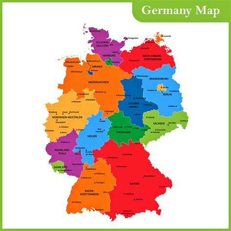 German Provinces Map Seven Maps That Explain The German State Of