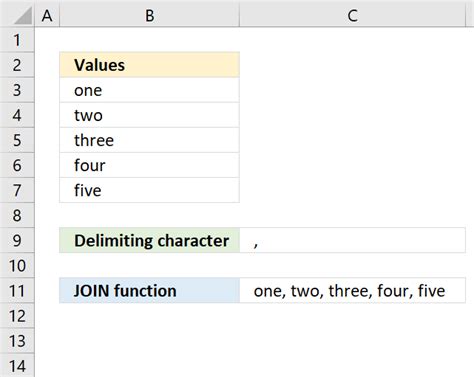 How To Use The Join Function Vba