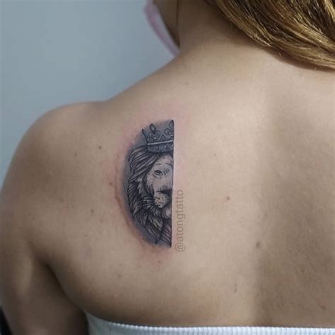 30 Minimalist Simple Lion Tattoo ManuelRosalin