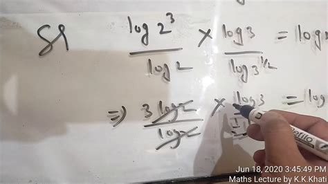 class ix maths logarithms youtube