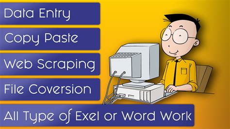 do excel data entry copy paste word to pdf typing by jkalmati fiverr