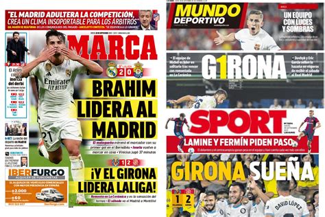 Las portadas de los periódicos deportivos del 28 de septiembre