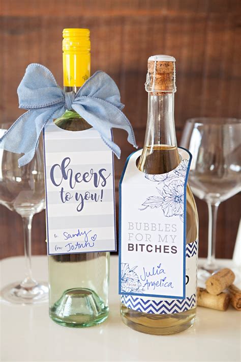 Check Out These Free Printable Wine Bottle Gift Tags