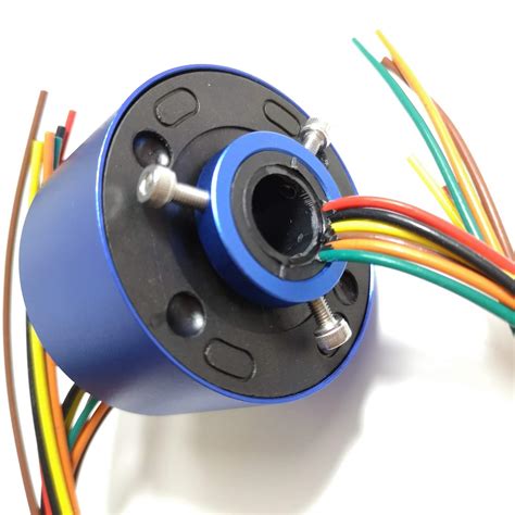 Taidacent Hollow Slip Ring Rotary Electrical Contact 2 4 6 12 Wires