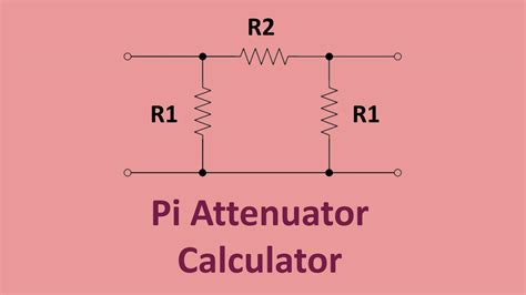 Rf Pi Attenuator Calculator Onesdr A Technology Blog
