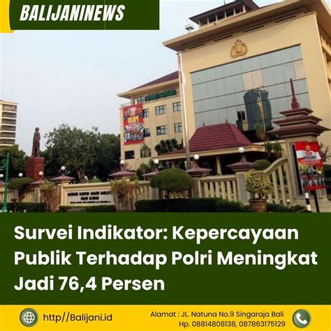 Survei Indikator Kepercayaan Publik Terhadap Polri Meningkat Jadi 76 4