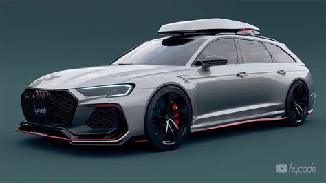 Audi RS 8 Avant Is An Even Bigger Virtual Unicorn Swanky With Aero