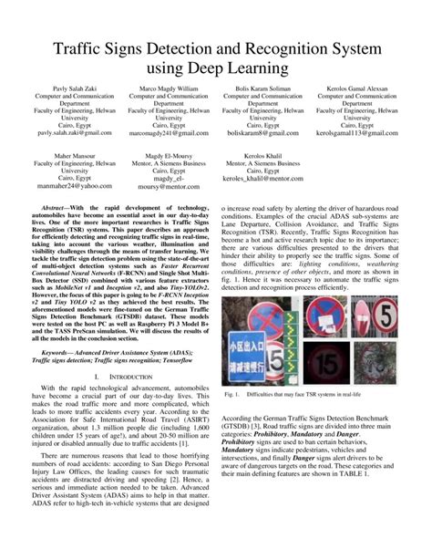 traffic signs detection and recognition system using deep learning deepai