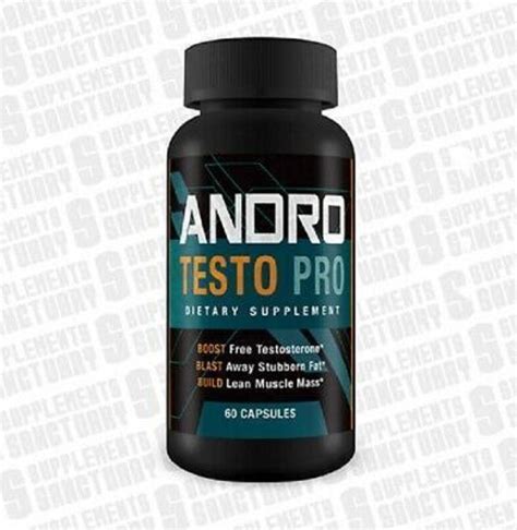 Andro Testo Pro 60 Capsules Boost Test Burn Fat Inc Lean Mass Other