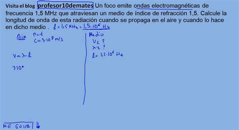 longitud de ondas electromagnéticas ejercicios resueltos YouTube