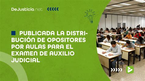 Publicada la distribución de opositores por aulas para el examen de