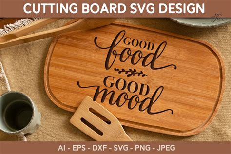 Cutting Board SVG For Cricut Glowforge Kitchen Svg Dxf Png