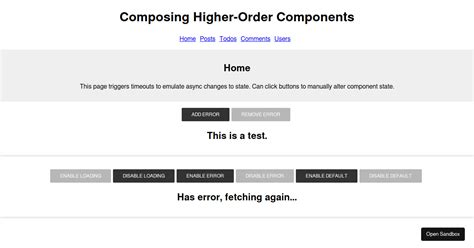 react composing hoc codesandbox