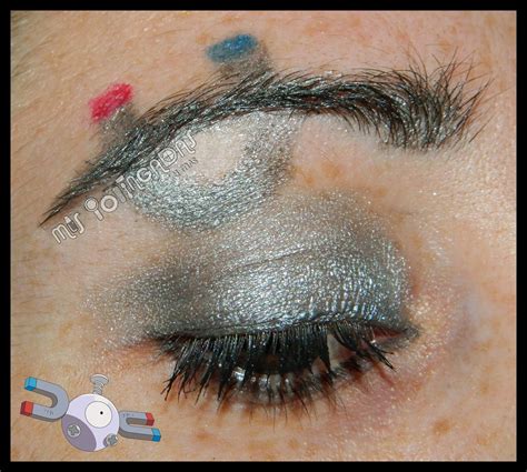MIS POTINGADAS y más Reto Poke makeup Tipo acero 16
