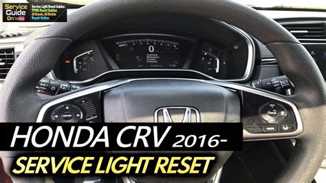 Resetting Honda Crv Oil Change Life