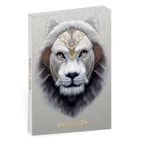 Agenda Scolaire ANONYM White Lion 2023 2024 Cdiscount Beaux Arts Et