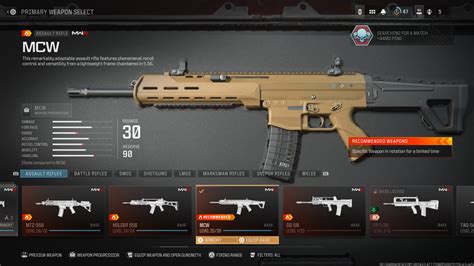 Modern Warfare 3 MCW Loadout How To Unlock MCW And Best Class Build VGC