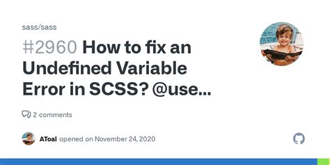 How To Fix An Undefined Variable Error In Scss Use Error Import
