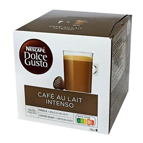 Nescafé Dolce Gusto kávékapszula 16 db café au lait intenso Webáruház
