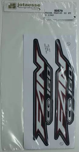 Kit Adesivo Jogo Faixas Honda Fan Parcelamento Sem Juros