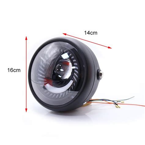 Buy Motorcycle Inch Headlight Retro Lamp Led Light Dc V W