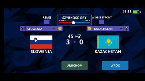 Eliminacje EURO 2024 Słowenia vs Kazachstan YouTube