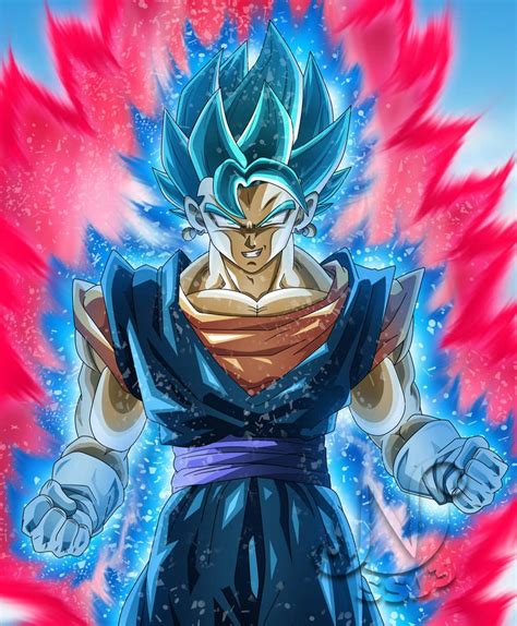 Commission Vegito Blue Kaioken By Nourssj Super Anime Anime