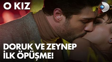 Doruk ve Zeynep ilk öpüşme O Kız 12 Bölüm YouTube