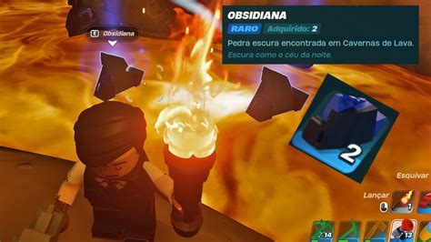 Como Pegar Obsidiana No Lego Fortnite YouTube