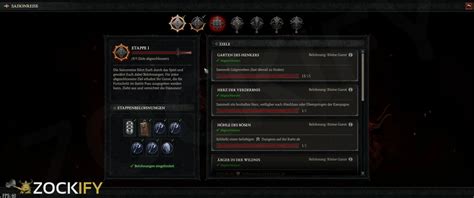 Diablo 4 Flut zurückhalten Saisonreise Etappe 1 2 abschließen
