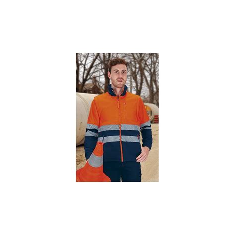 Chaqueta De Trabajo Softshell Bicolor Alta Visibilidad Desmontable