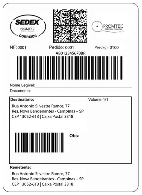 Como Gerar Etiquetas Para Os Correios Promtec
