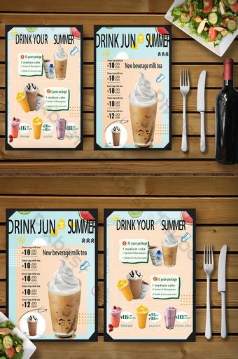 Detail Desain Menu Minuman Kekinian Koleksi Nomer 13
