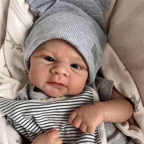 Boneca Rec M Nascido Reborn Npk De Polegadas Elijah J Pintada