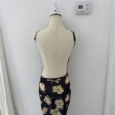 The Sheer Backless Kali Dress It Comes With Gloves Depop