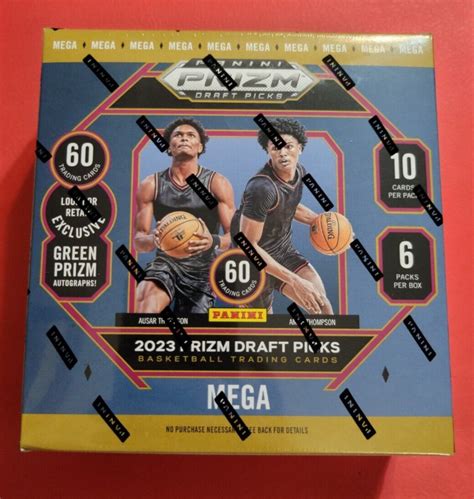 2023 24 PRIZM DRAFT PICK BASKETBALL CARD MEGA BOX VICTOR WEMBANYAMA 1st