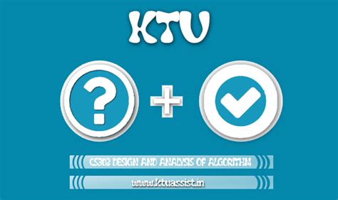 ktu s6 cs302 design and analysis of algorithm solved question paper ktu assist